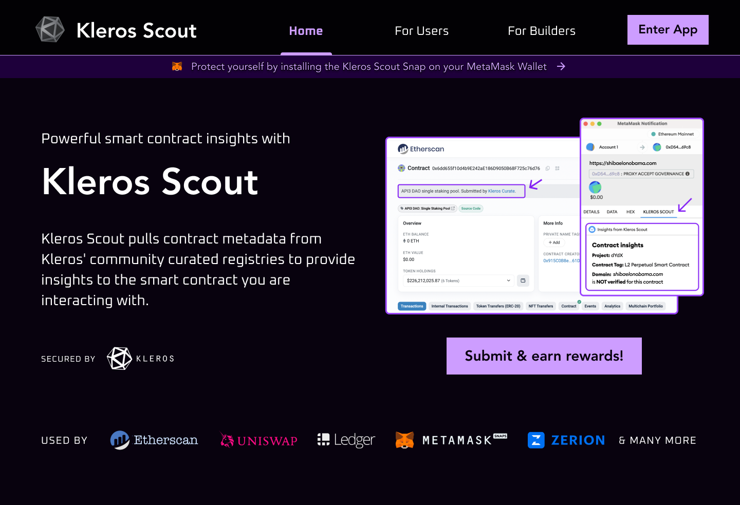 Kleros Scout - Community Curated Security Metadata