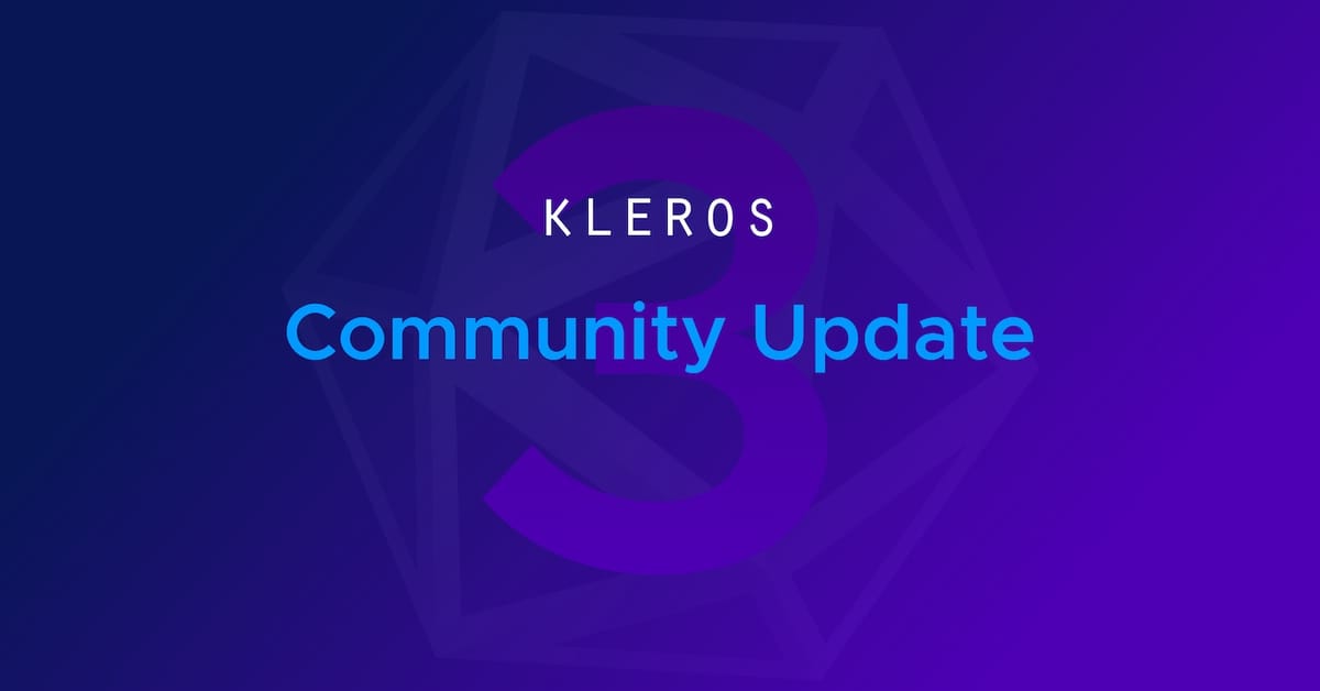 Dapps. Development. Design. Research. Kleros Community Update #3